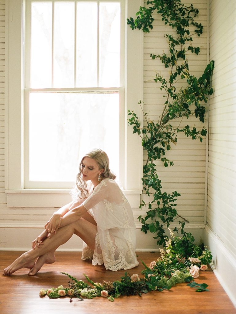 Organic Floral Film Boudoir - Live View Studios