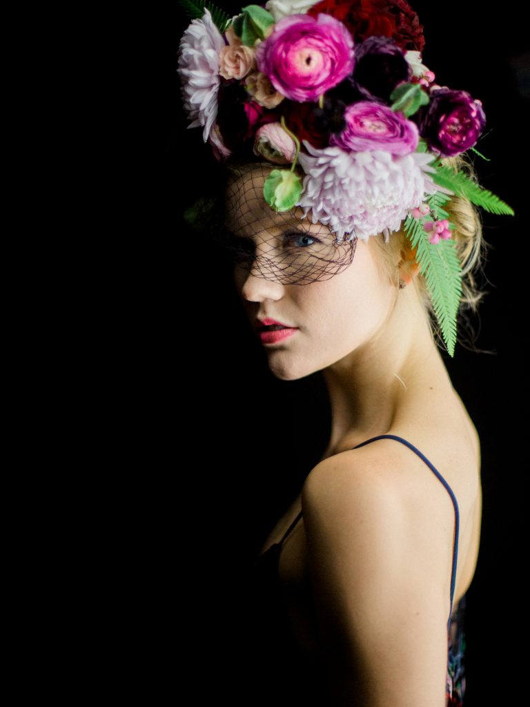 Kat: Dark & Moody Floral Boudoir - Live View Studios