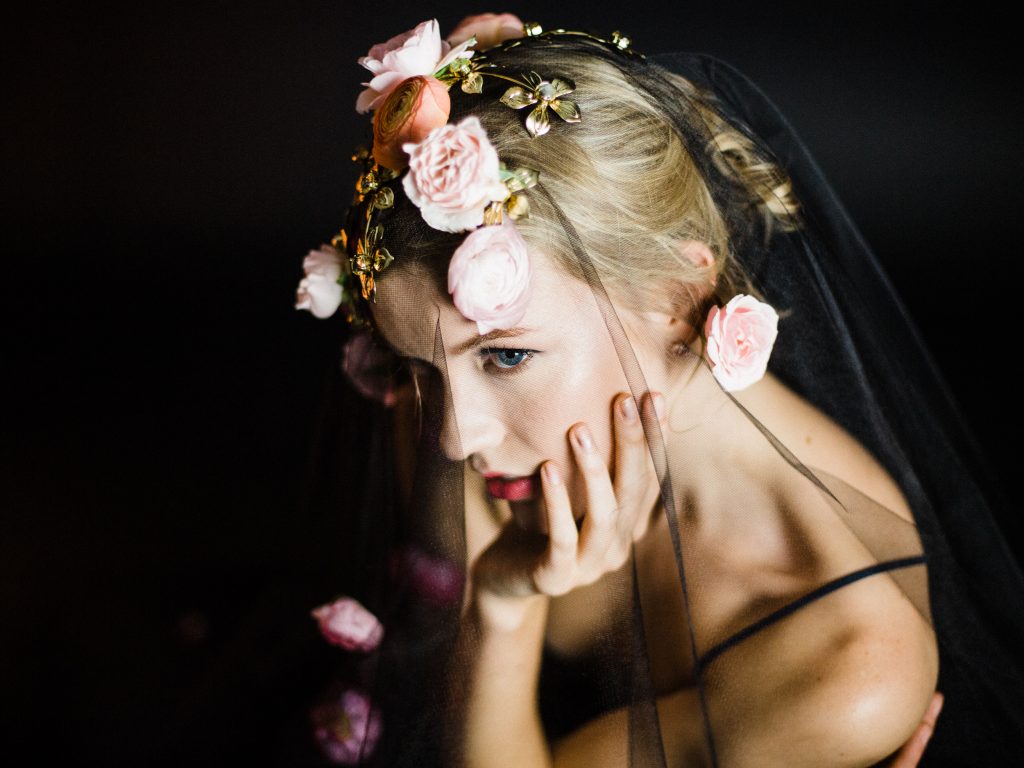 Kat: Dark & Moody Floral Boudoir - Live View Studios